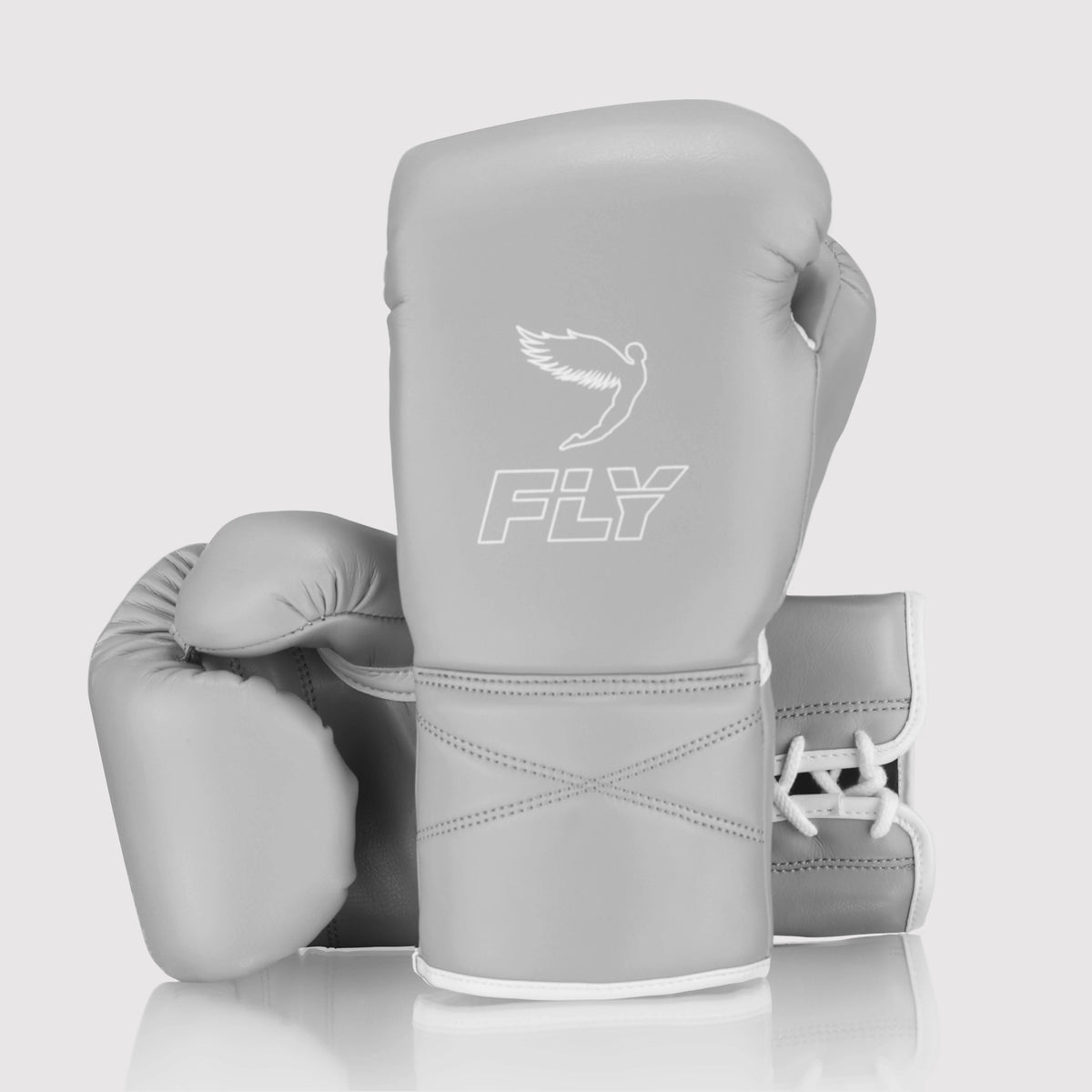 Fly boxing gloves | Fly Superlace X White/Silver gloves – RingMaster Sports