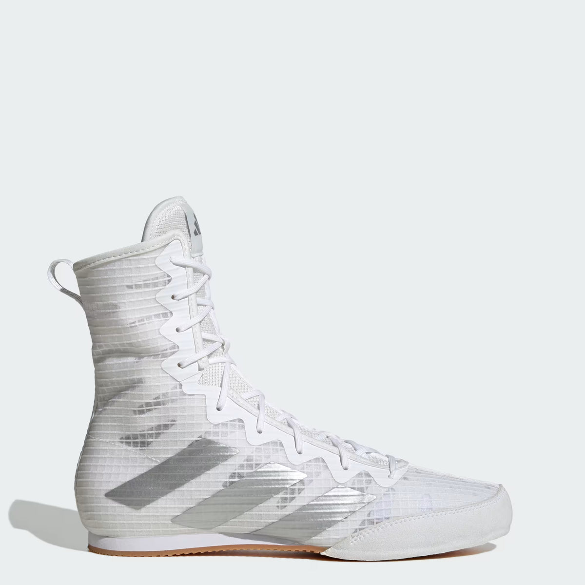 Adidas Box Hog Boxing Shoes White | Lightweight Boxing Boots ...