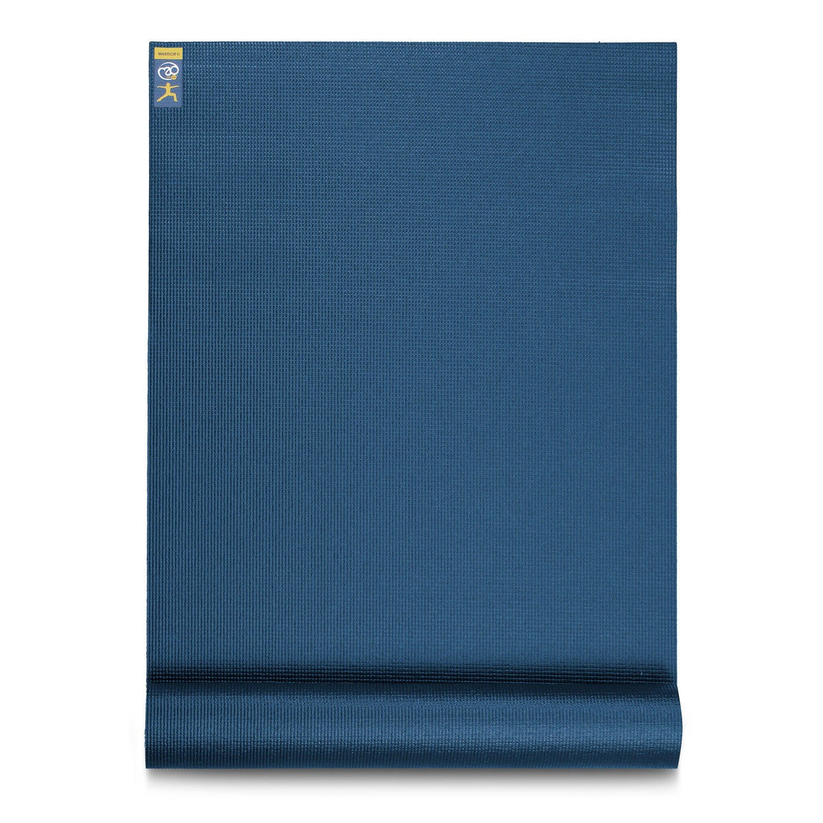Mads Fitness Warrior II Yoga Mat Dark Blue | Non-Slip Eco Mat 4mm ...