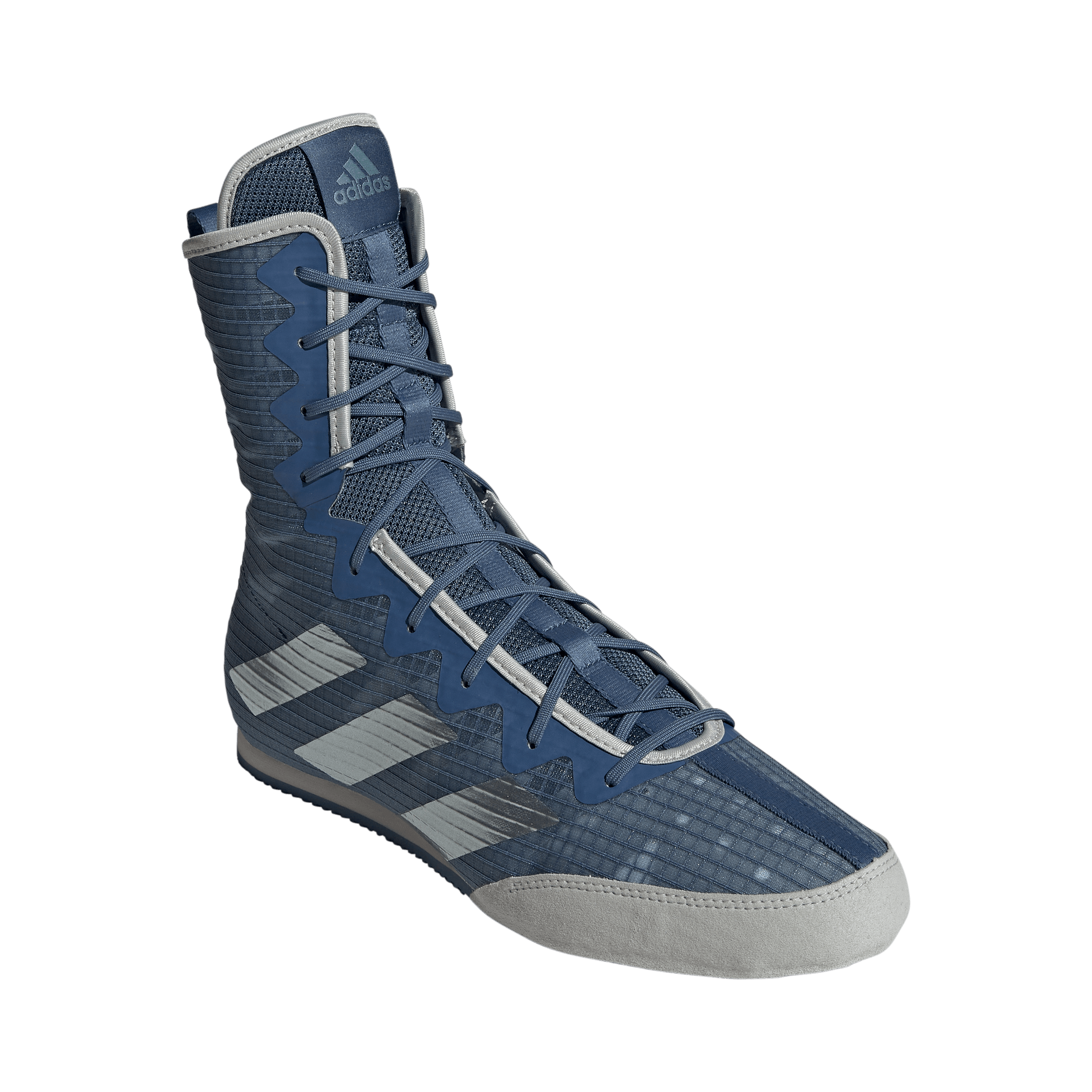 Adidas box hog 4 | Boxing hog 4 Adidas shoes Blue/Grey - Ringmaster ...