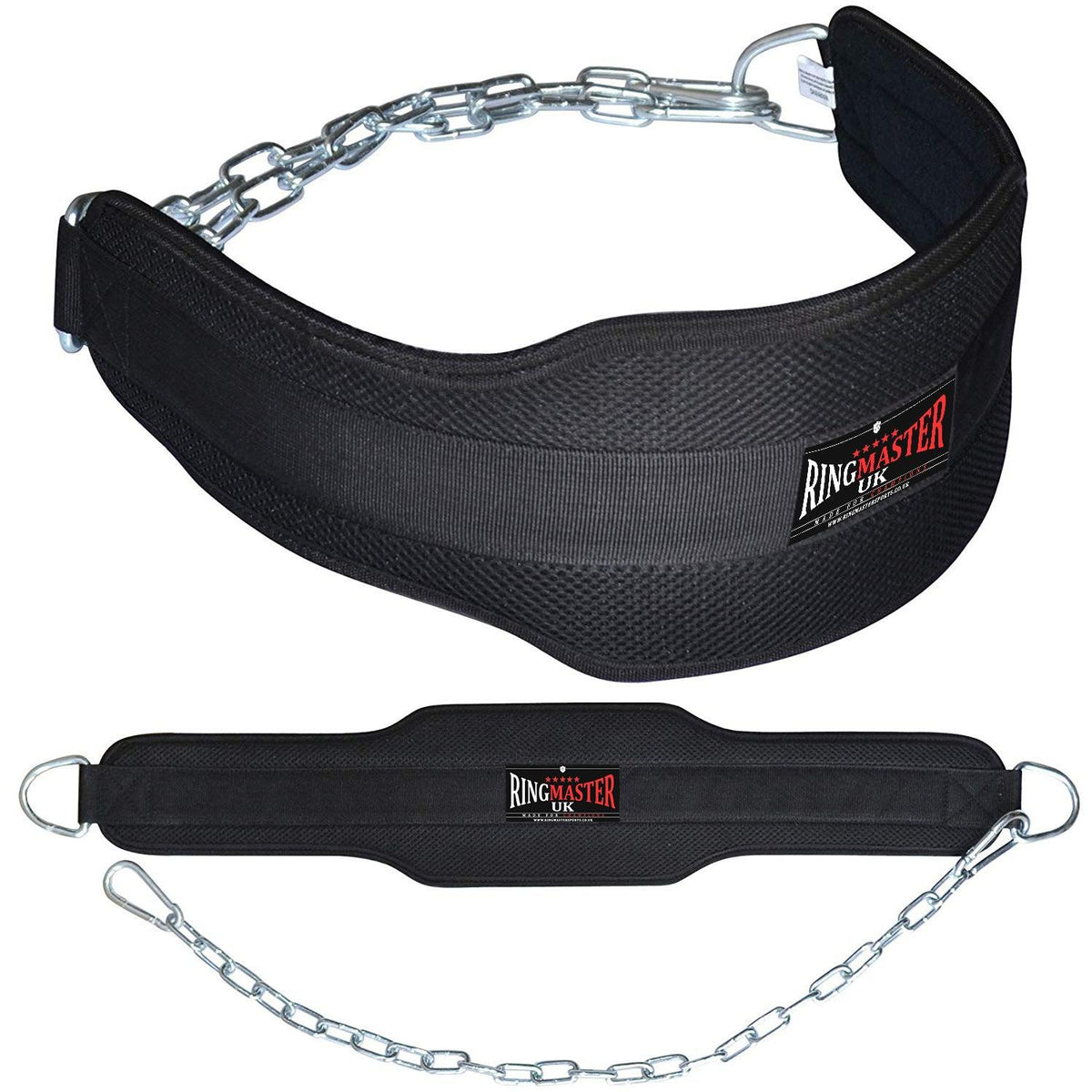 RingMaster Sports Weight Lifting Training Dipping Belt with Chain
