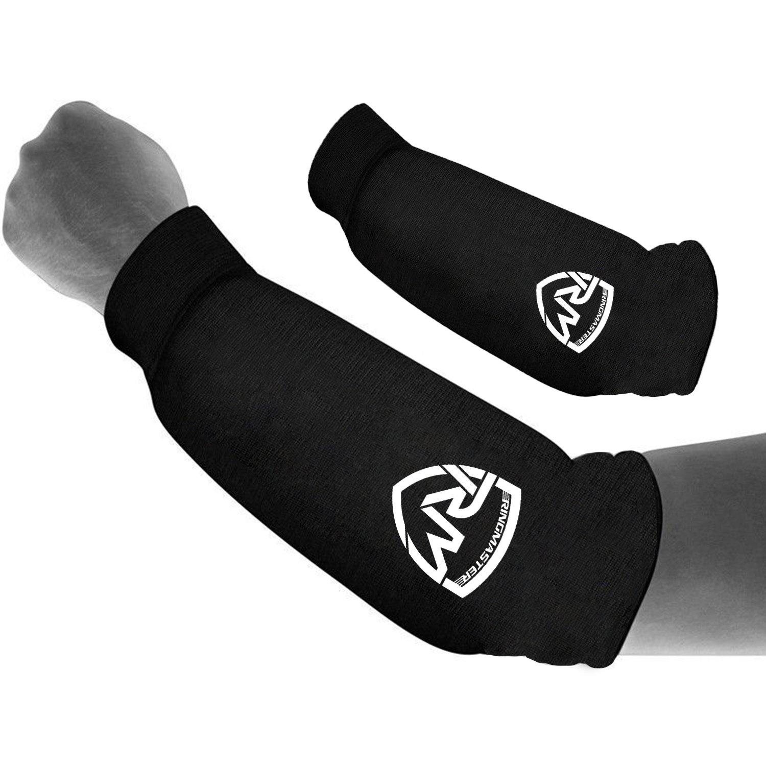 RingMaster Sports Elastic Forearm Support Pads Black – RINGMASTER ...