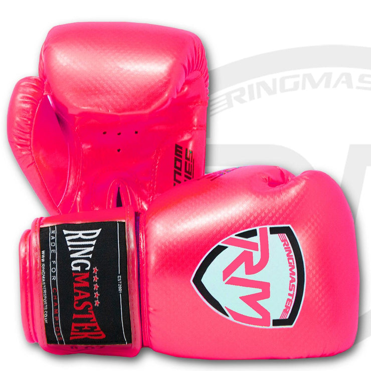 RingMaster Sports - Phenom Kids Boxing Gloves CarbonTech Hot Pink ...