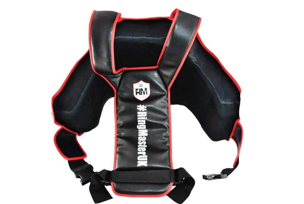 RingMaster Sports Body Protectors Genuine Leather One Size Black and R